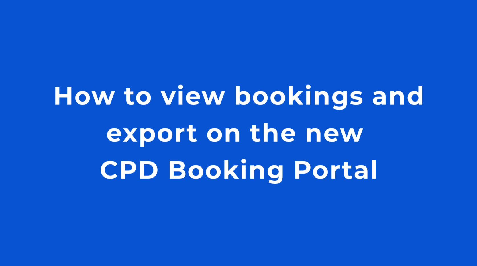 How To Guides for Admins - SETU CPD Portal